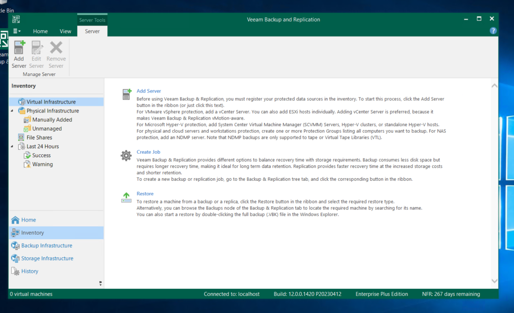 Installation Veeam Backup v12 - Blog de Omid AMERI