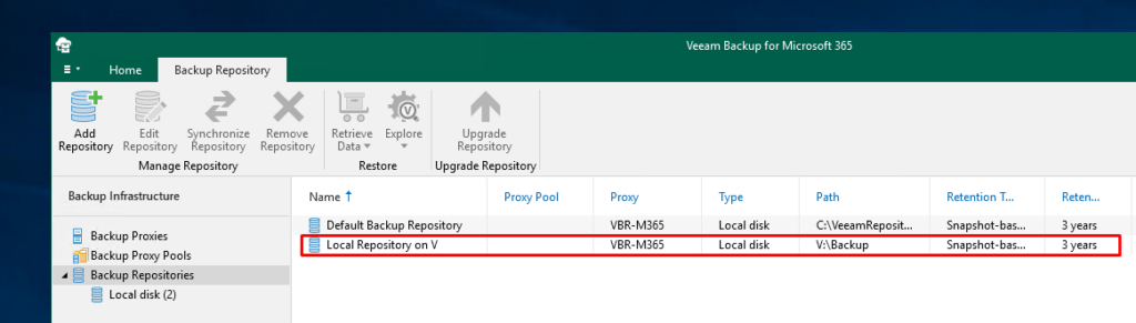Installation et configuration de Veeam Backup for M365 - Blog de Omid AMERI