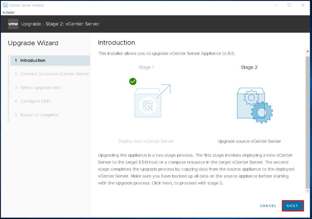 VMware: upgrader vCenter (VCSA) 7.x vers 8 étape par étape - Blog de ...