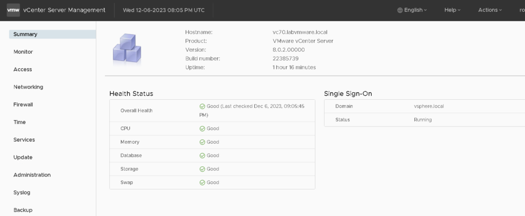 VMware: upgrader vCenter (VCSA) 7.x vers 8 étape par étape - Blog de ...